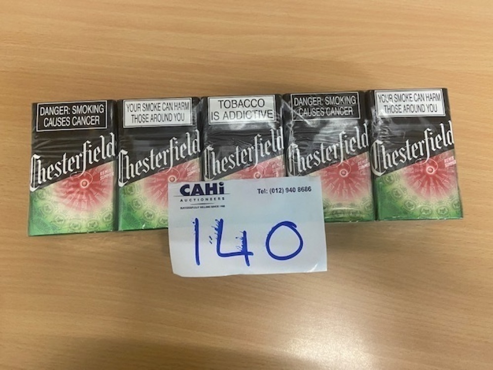 2 X CHESTERFIELD REMIX SUMMER CARTON CIGARETTES SUPERMARKET CLOSING ...