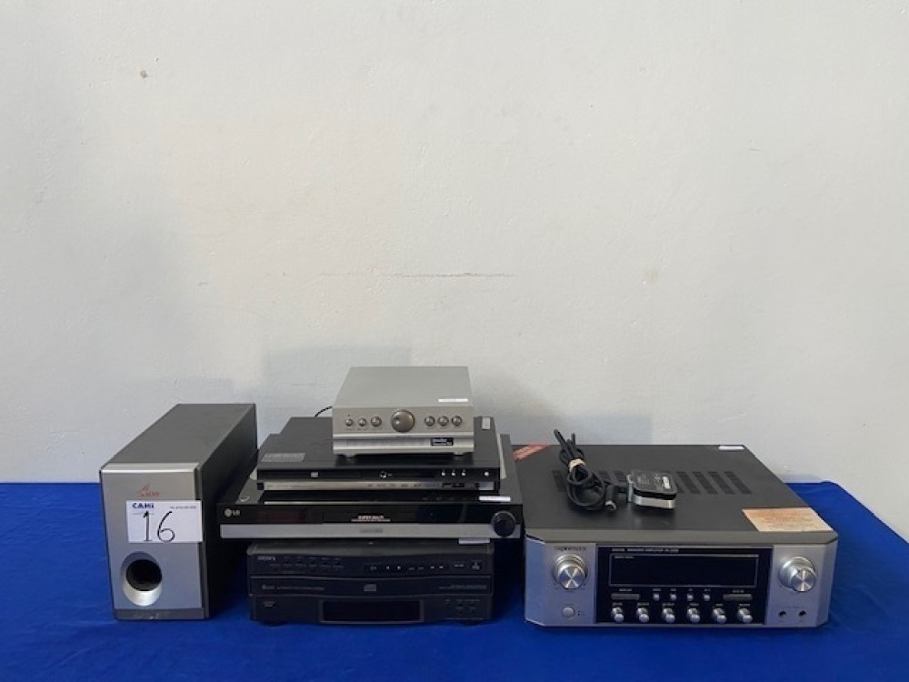 ROCKSONIC AMPLIFIER, DVD PLAYERS AND SPEAKER WAREHOUSE AUCTION - PRETORIA, GAUTENG - 16 & 17 ...