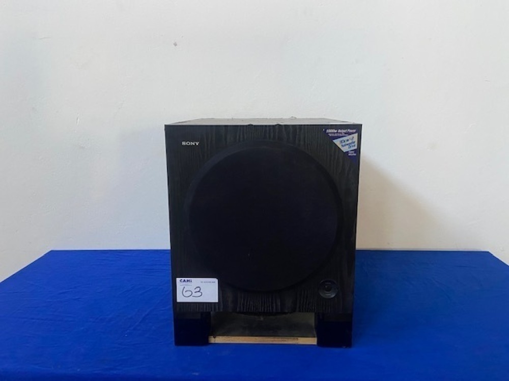 SONY SUBWOOFER WAREHOUSE AUCTION - PRETORIA, GAUTENG - 16 & 17 AUGUST ...