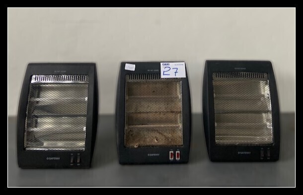 3 X SAFEWAY HEATER (2 X WORKING) ONLINE WAREHOUSE AUCTION - 24 & 25 ...