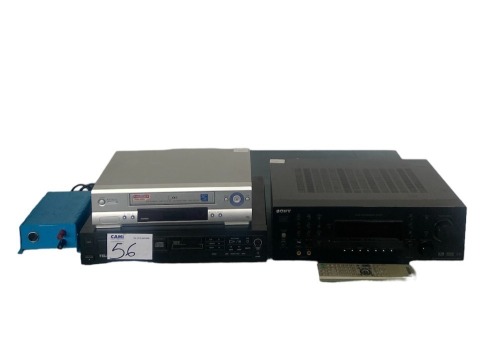 SONY AMPLIFIER, TELERAD CD PLAYER, VRC POWER SUPPLY VEHICLE & WAREHOUSE ...